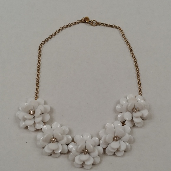 J. Crew | Jewelry | Jcrew Flower Necklace | Poshmark